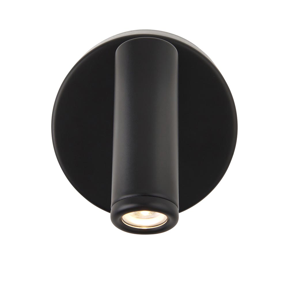 Lumos Mini 1lt Wall 3W 3000K - Matt Black
