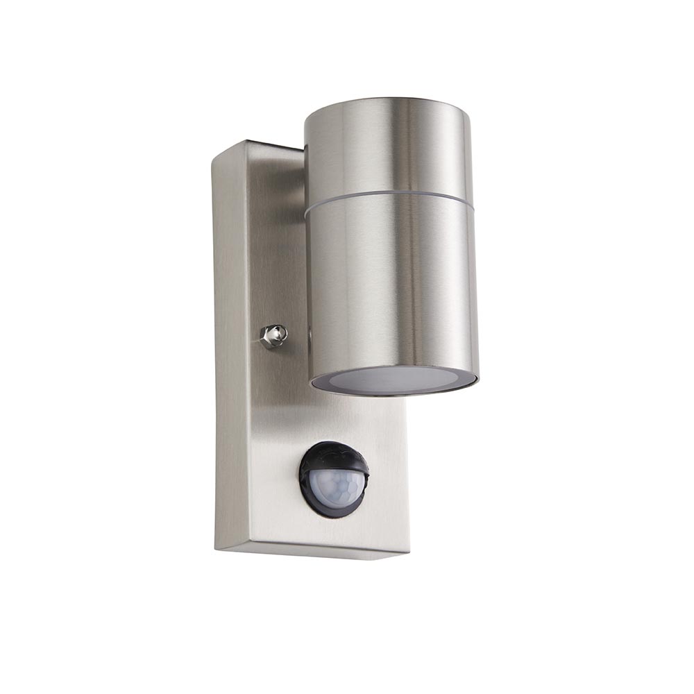 Scope PIR/Photocell 1lt Wall IP65 - Stainless Steel