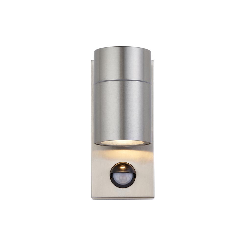 Scope PIR/Photocell 1lt Wall IP65 - Stainless Steel