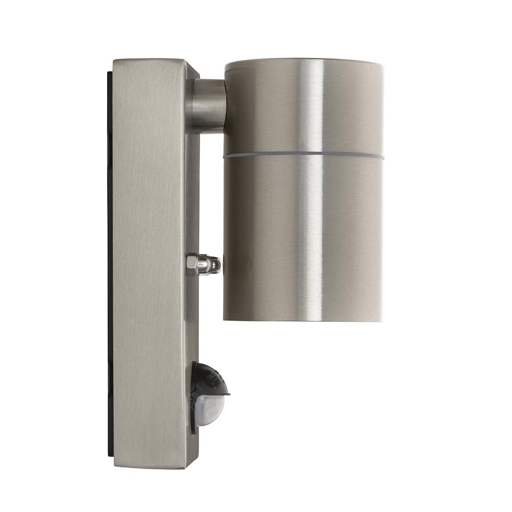 Scope PIR/Photocell 1lt Wall IP65 - Stainless Steel